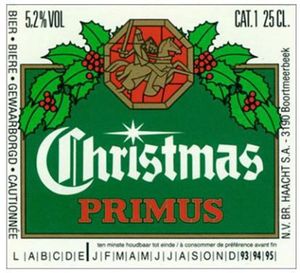 Drink Label: Christmas Primus (Haacht, BelgiumCol:BE-BEER-007649