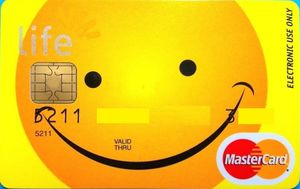 Bank Card: Life. Smile (Probusinessbank, RussiaCol:RU-MC-0746.02