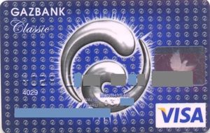 Bank Card: Gazbank Visa Classic (Gazbank, RussiaCol:RU-VI-0775.02