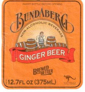 Etiqueta de bebida: Bundaberg Ginger Beer (Bundaberg Brewed ...