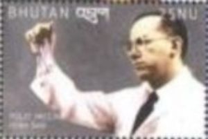 Stamp: Jonas Salk (Bhutan(Millennium - Medical pioneers) Mi:BT 2193,Sn ...