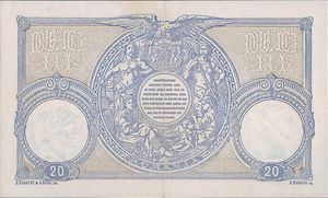 Banknote: 20 Lei (Romania(1896-1908 Issue) Wor:P-16a.1