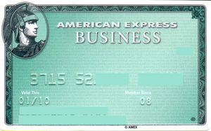 Bank Card: American Express Business Green (American Express, United ...