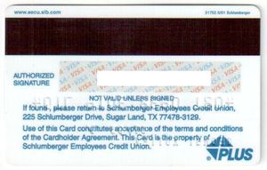 Bank Card: Schlumberger Plus (Schlumberger Employees Credit Union ...
