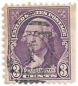 Stamp: George Washington, by Gilbert Stuart (United States of America ...