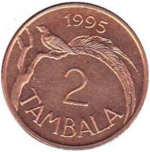 Coin: 2 Tambala (Malawi) (1971~Today - Circulation (Kwacha)) WCC:km25