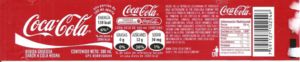 Etiqueta de bebida: Coca Cola (300ml) (Coca Cola FEMSA de Venezuela, S ...