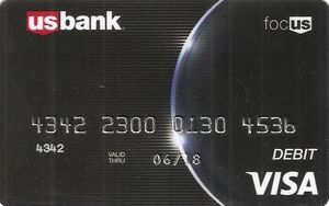 Bank Card: US Bank - focus (US Bank, United States of AmericaCol:US-VI-0200