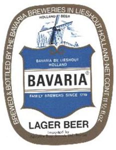 Drink Label: Bavaria Lager Beer (Bavaria Lieshout Holland ...