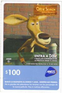 Phonecard: Venado Elliot (Ancel, Uruguay(Tarjetones/Open Season) Col ...
