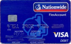 Bank Card: Flex Account (Nationwide, United Kingdom of Great Britain ...