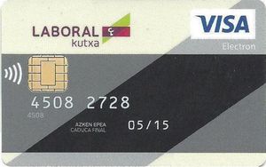 Bank Card: Laboral Kutxa (Caja Laboral, SpainCol:ES-VE-0318.01