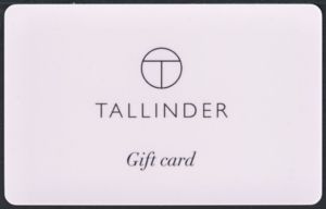 Gift Card: White card (Tallinder, Poland(Tallinder) Col:PL-TALL-001