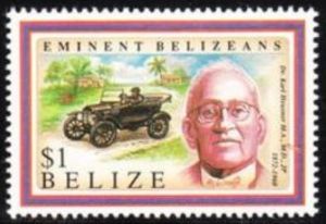 Stamp: Dr Karl Heusner (1872-1960) (Belize(Famous Belizeans) Mi:BZ 1115 ...