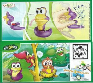 Meal Toy: Snake (Kinder Surprise, Europe(Kinder - Natoons - Animals ...