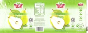 Drink Label: Yukery Pera (Pepsico, VenezuelaCol:VE-JUICE-000010