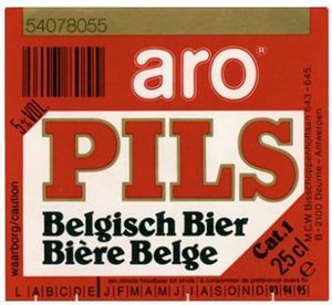 Drink Label: aro Pils (Haacht, BelgiumCol:BE-BEER-007840