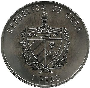 Moneda: 1 Peso (Cuban Fauna) (Cuba) (1962~Today - 2nd Republic ...