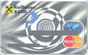 Bank Card: Raiffeisen Bank Gray (Raiffeisen Bank, RomaniaCol:RO-MC-0146.02