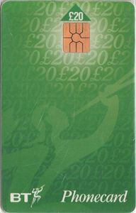 Carte téléphonique: £20 Definitive 2nd. Issue (British Telecom, Royaume ...