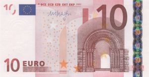 Banknote: 10 Euro (European Union (EU)(2002 (2011-2019) "Signature ...