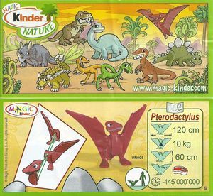 Meal Toy: Pterodactylus (Kinder Surprise, Europe) (Kinder - Nature ...