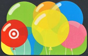 Gift Card: Balloons (Target, United States of America(Various designs ...