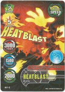 Game Card: Heatblast - Alien (Ben 10(Omniverse 2) Col:BEN-10-OM-2-057-C