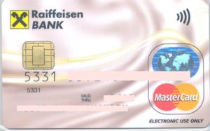 Bank Card: Raiffeisen Bank (Raiffeisen Bank, RomaniaCol:RO-MC-0149.02