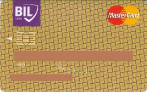 Bank Card: MasterCard "Gold" - BIL (Dexia - BIL, Luxembourg) Col:LU-MC-0001