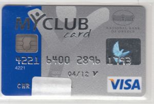 Bank Card: My Club Card (11/07) (National Bank of Greece, GreeceCol:GR ...