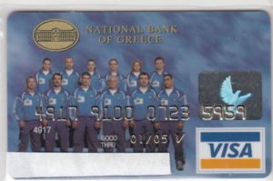 Bank Card: National bank of Greece (National Bank of Greece, GreeceCol ...
