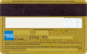 Bank Card: American Express Corporate Gold (American Express, United ...