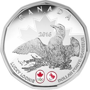 Coin: 1 Dollar (Lucky Loonie) (Canada) (1967~Today - Numismatic product)