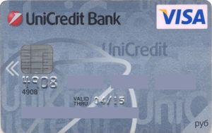 Bank Card: UniCreditCard Gray (UniCredit Bank, RussiaCol:RU-VI-0731.02