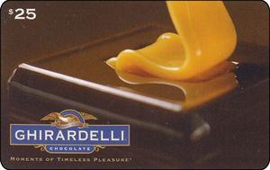 Gift Card: Barra de chocolate (Ghirardelli, United States of America ...