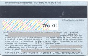 Bank Card: CEC Building Silver (CEC / Casa de Economii si Consemnatiuni ...