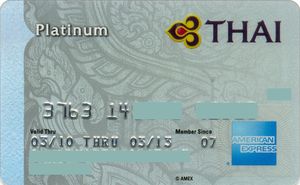 Bank Card: Thai Airways Amex Platinum (American Express, ThailandCol:TH ...