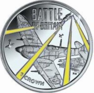 Mince: 1 Crown (75th Anniversary of the Battle of Britain - Silver ...