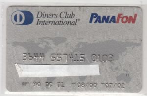 Bank Card: PanaFon (Diners Club of Greece S.A., GreeceCol:GR-DC-0016