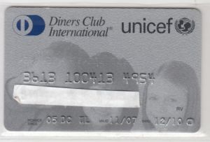 Bank Card: Diners Club International-Unisef (3) (Diners Club of Greece ...