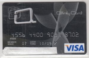 Bank Card: Citi Visa "Affinity Card" (Citibank, GreeceCol:GR-VI-0088.01