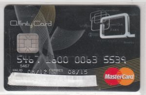 Bank Card: Citi mastercard "Affinity Card" (Citibank, GreeceCol:GR-MC-0028