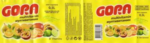 Drink Label: Gora Multivitamin (Koding Gorska, North MacedoniaCol:MK ...