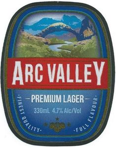Drink Label: Arc Valley Premium Lager (Bavaria Lieshout Holland ...