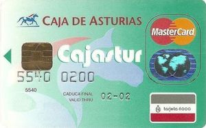Bank Card: CajAstur (Caja de Asturias, SpainCol:ES-MC-0333.02