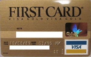 Bank Card: First Card (FCC National Bank, United States of AmericaCol ...