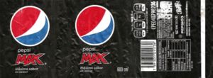 Drink Label: Pepsi Max 600 cm3 (Pepsico, VenezuelaCol:VE-SODA-000080
