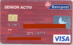 Bank Card: Senior Activ (BancPost, RomaniaCol:RO-VI-0026.03