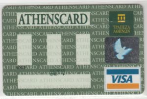Bank Card: Athenscard (Bank of Athens S.A., GreeceCol:GR-VI-0178